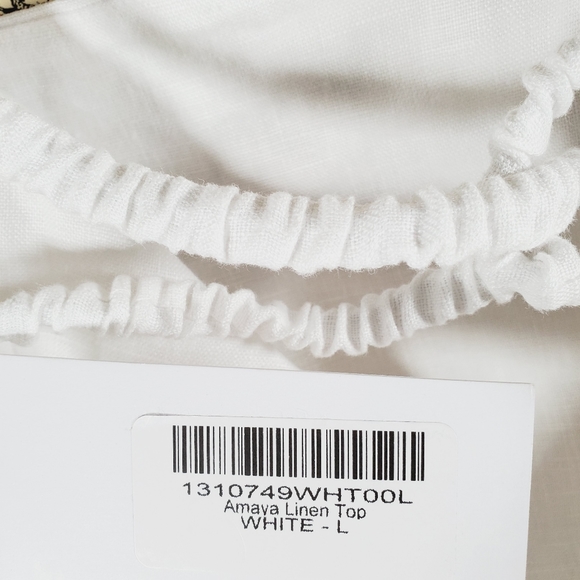 Reformation | Tops | Nwt Reformation Amaya Linen Top Open Back Criss ...